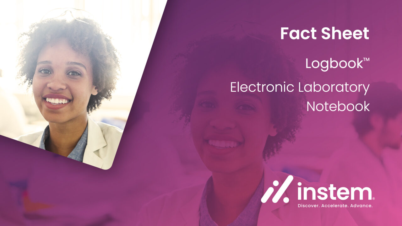 Fact Sheet: Logbook™ Electronic Laboratory Notebook - Life Science ...