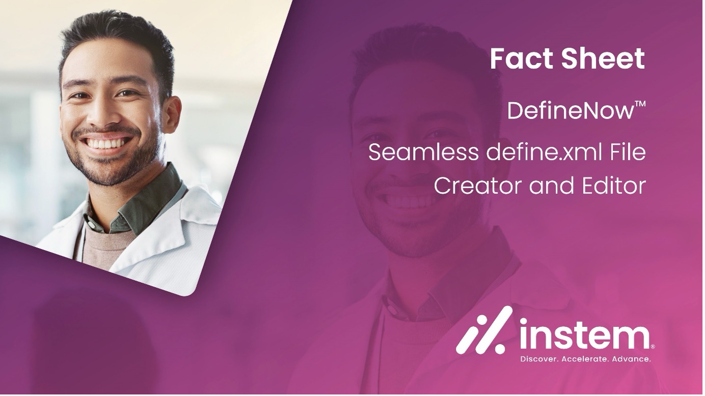 概况介绍：DefineNow™：无缝 define.xml 文件创建和编辑器 - 生命科学软件 - 药物研发